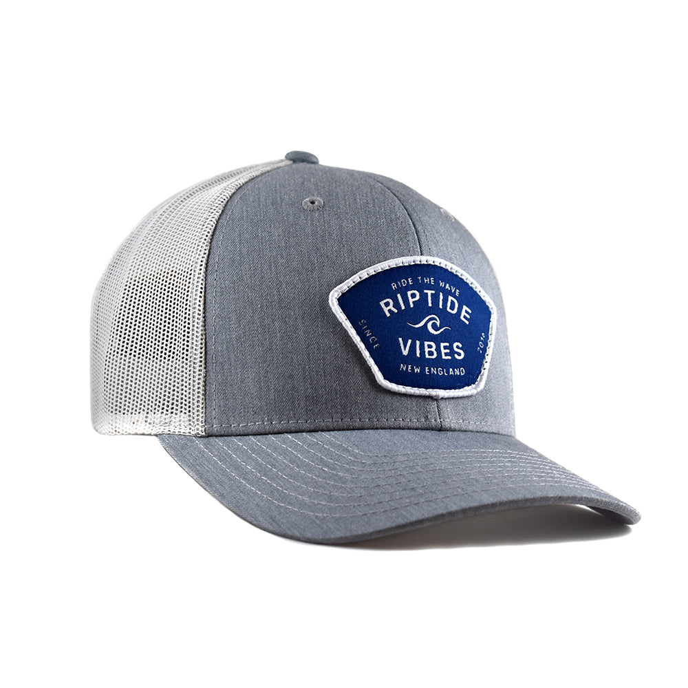 Riptide Vibes Patch Hat - Heather Grey